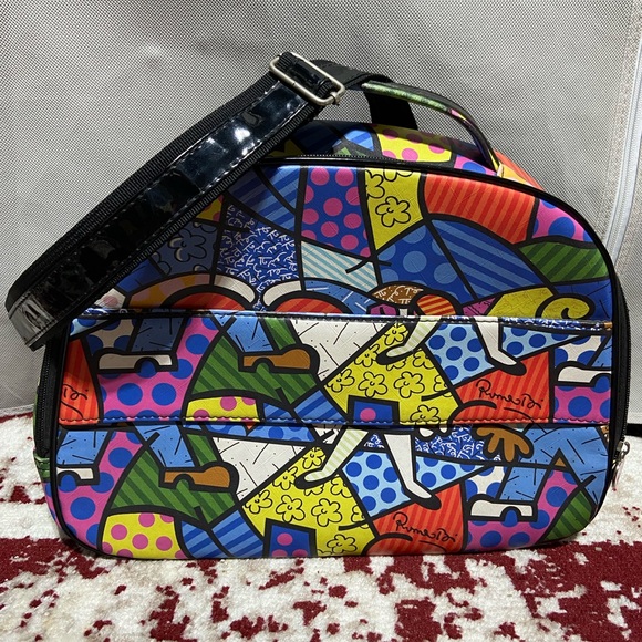 Britto | Bags | Britto Multicolor Small Travel Bag Adjustable Crossbody ...
